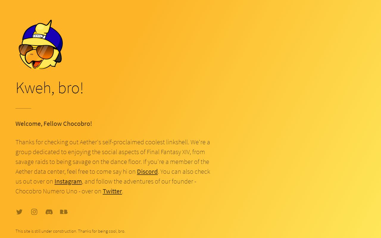 KWEH?! - Fellow Chocobros